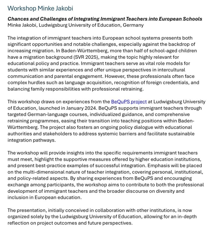 The TIG Internationalisation – ETEN Journal